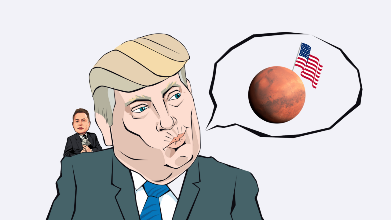 Nu vil Trump til Mars - men hvorfor?